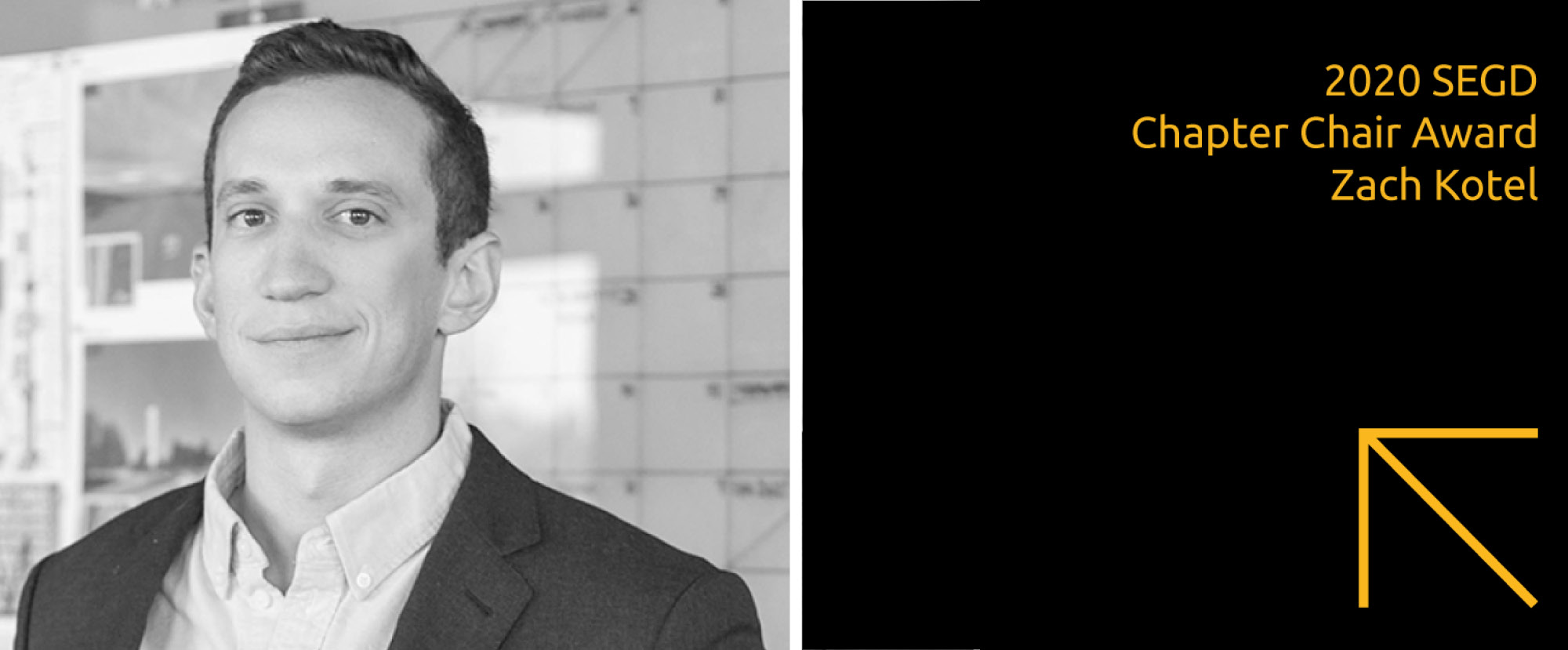 Assoc. Design Director Zach Kotel wins SEGD Chapter Chair of the Year ...